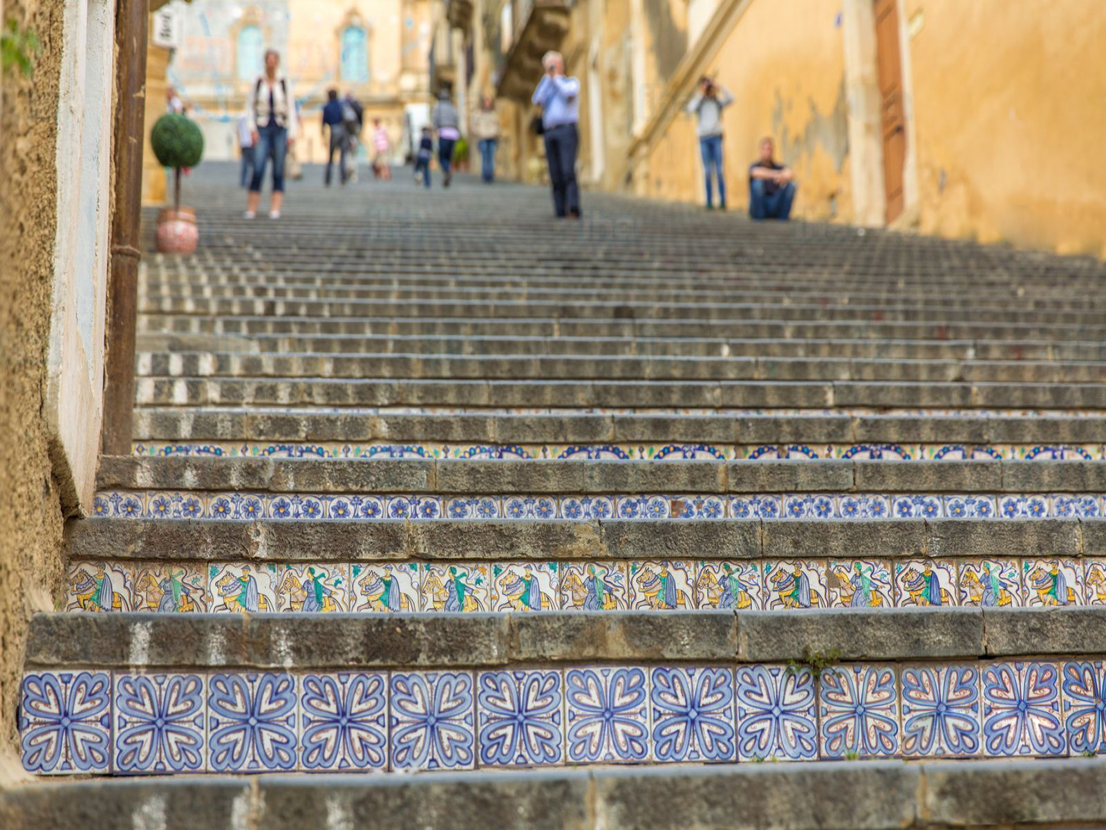ILLUMINATED SCALE OF CALTAGIRONE - Sicily Discovery